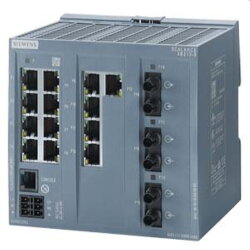 Siemens Industrial Ethernet Switch SCALANCE XP208EEC mit Bahn-Zulassu ...